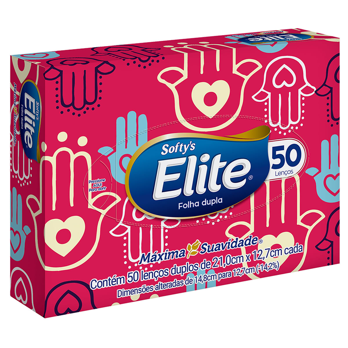Kit 5 Lenco Papel Elite Folha Dupla 50 Folhas - Loja Softys